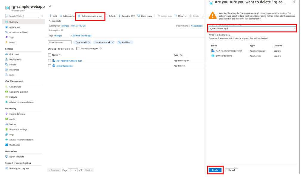 Deploy your first Python Flask application to Azure App Service – Dave ...