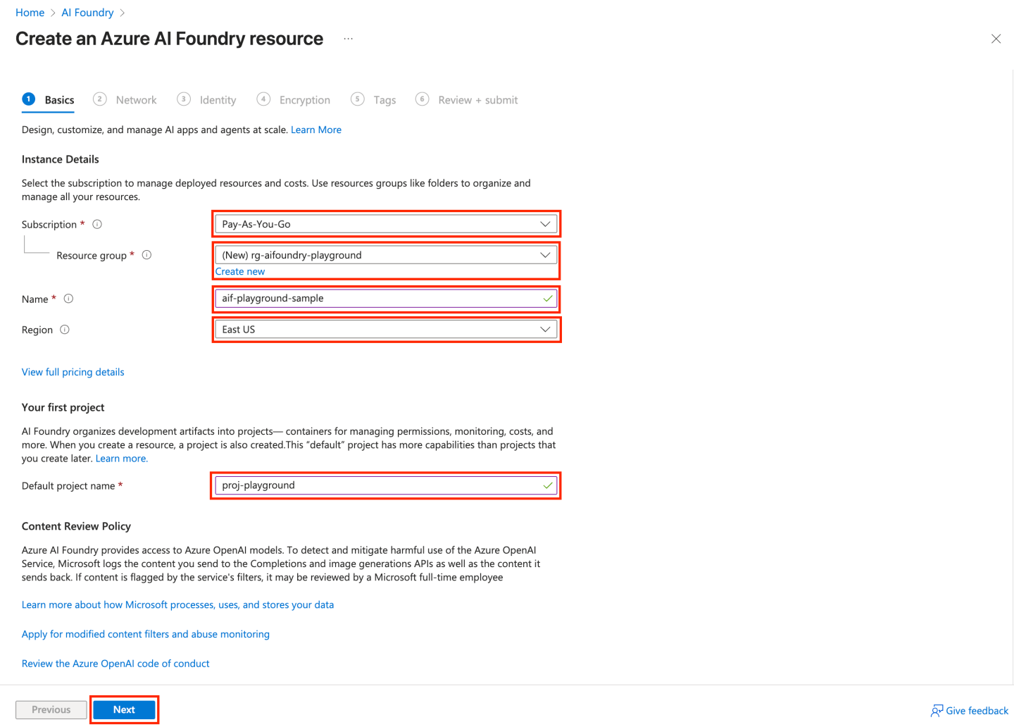 Getting Started with Azure AI Foundry Playgrounds – Dave McCollough